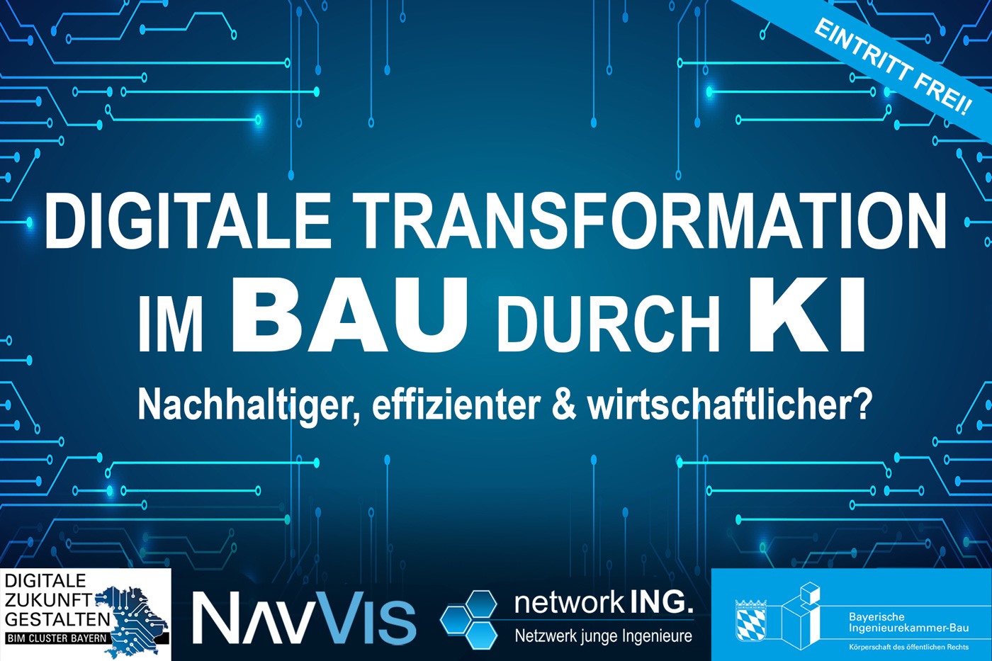 Digitale Transformation im BAU durch KI: Nachhaltiger, effizienter & wirtschaftlicher? – BIM Bayern
